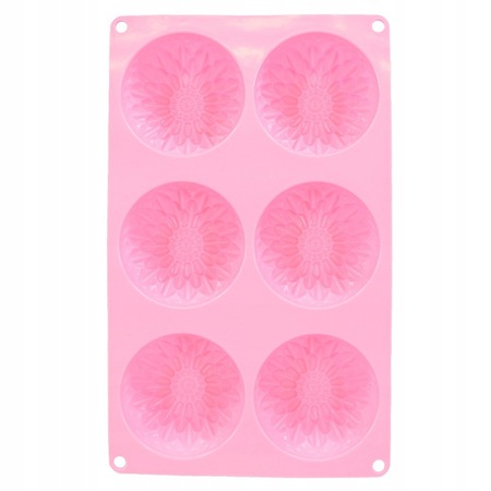 Forma silicon, SENZI Cosmetics, MF-063, Model Floare, Roz - eMAG.ro