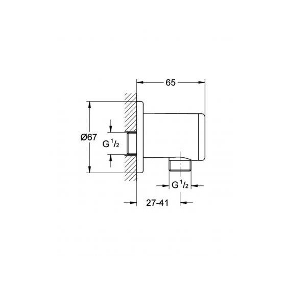 Cot de perete Relexa 28626000 Grohe - eMAG.ro