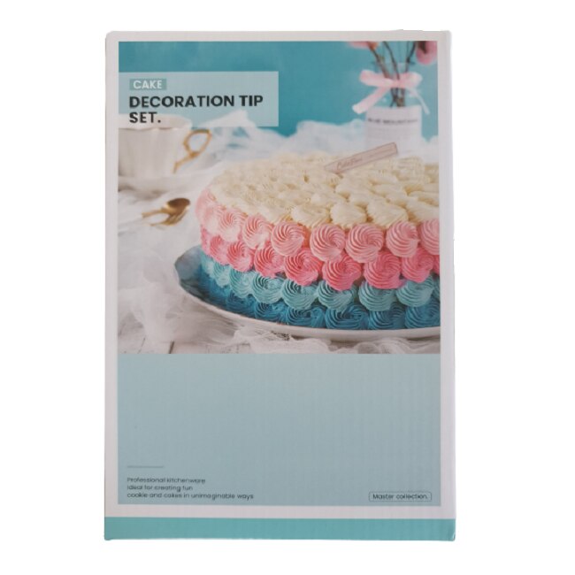 Set cofetarie/patiserie pentru decorare prajituri, torturi, 30 piese ...