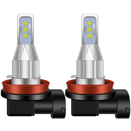 Set de 2 Becuri led H11, Canbus, Car Foglight, 1200LM - eMAG.ro