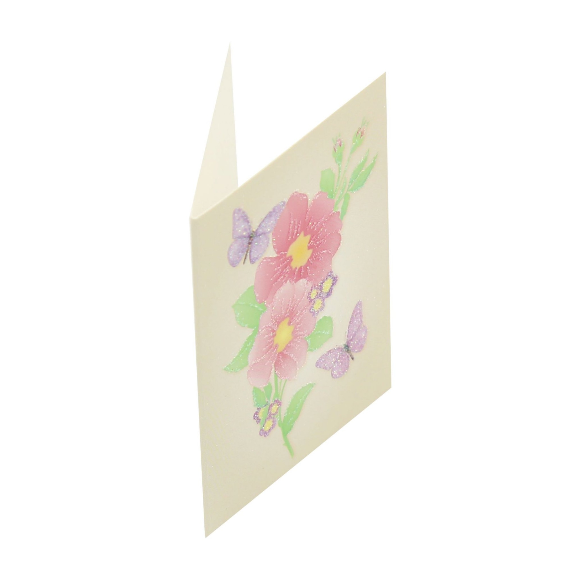 Mini felicitare Graceful Flowers, 9x6 cm - eMAG.ro