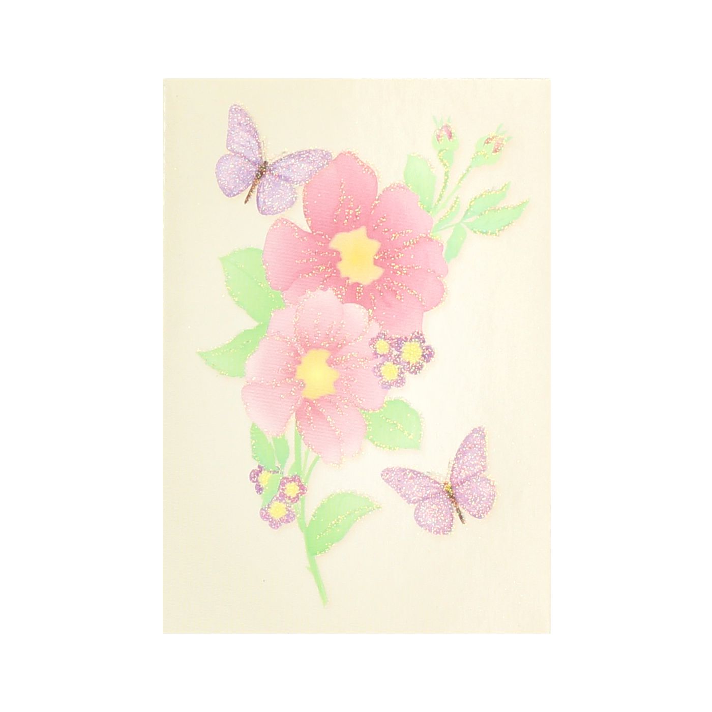 Mini felicitare Graceful Flowers, 9x6 cm - eMAG.ro