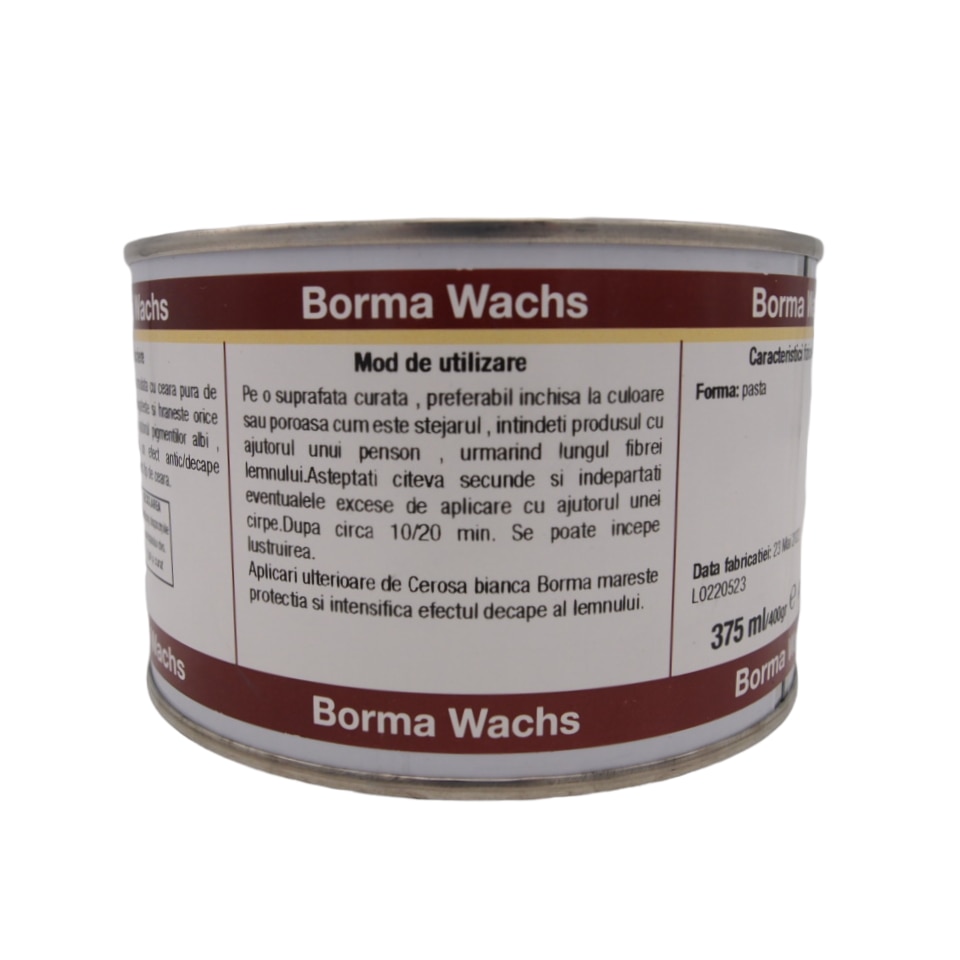 Ceara pigmentata alba, Borma Wachs, Liming Wax, 375 ml - eMAG.ro
