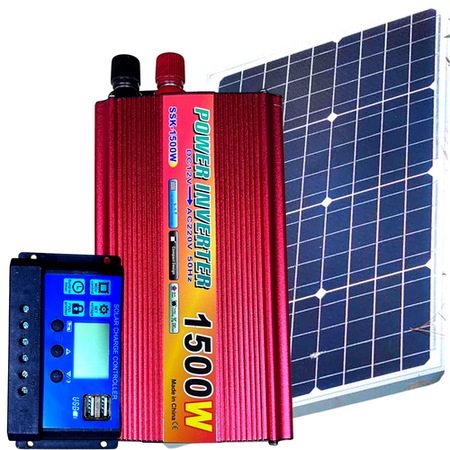 Set Panou solar + Statie de incarcare + Stabilizator, TeleOnline Europe ...