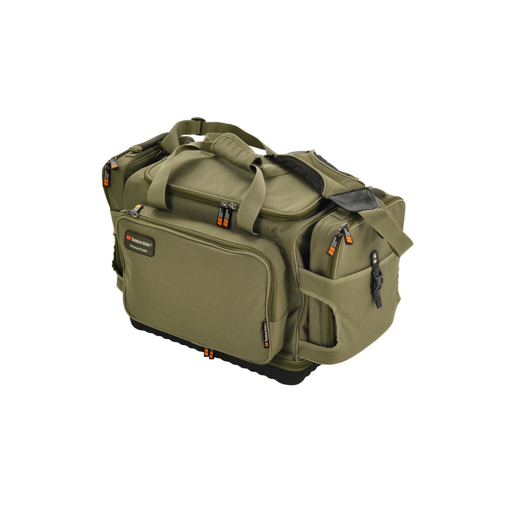 Geanta accesorii pentru pescuit Tandem Baits, 45 x 30 x 30 cm, Kaki ...