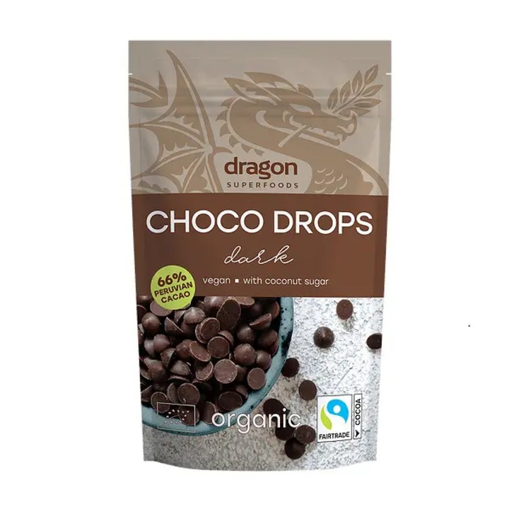 Dark choco drops Bio - eMAG.ro