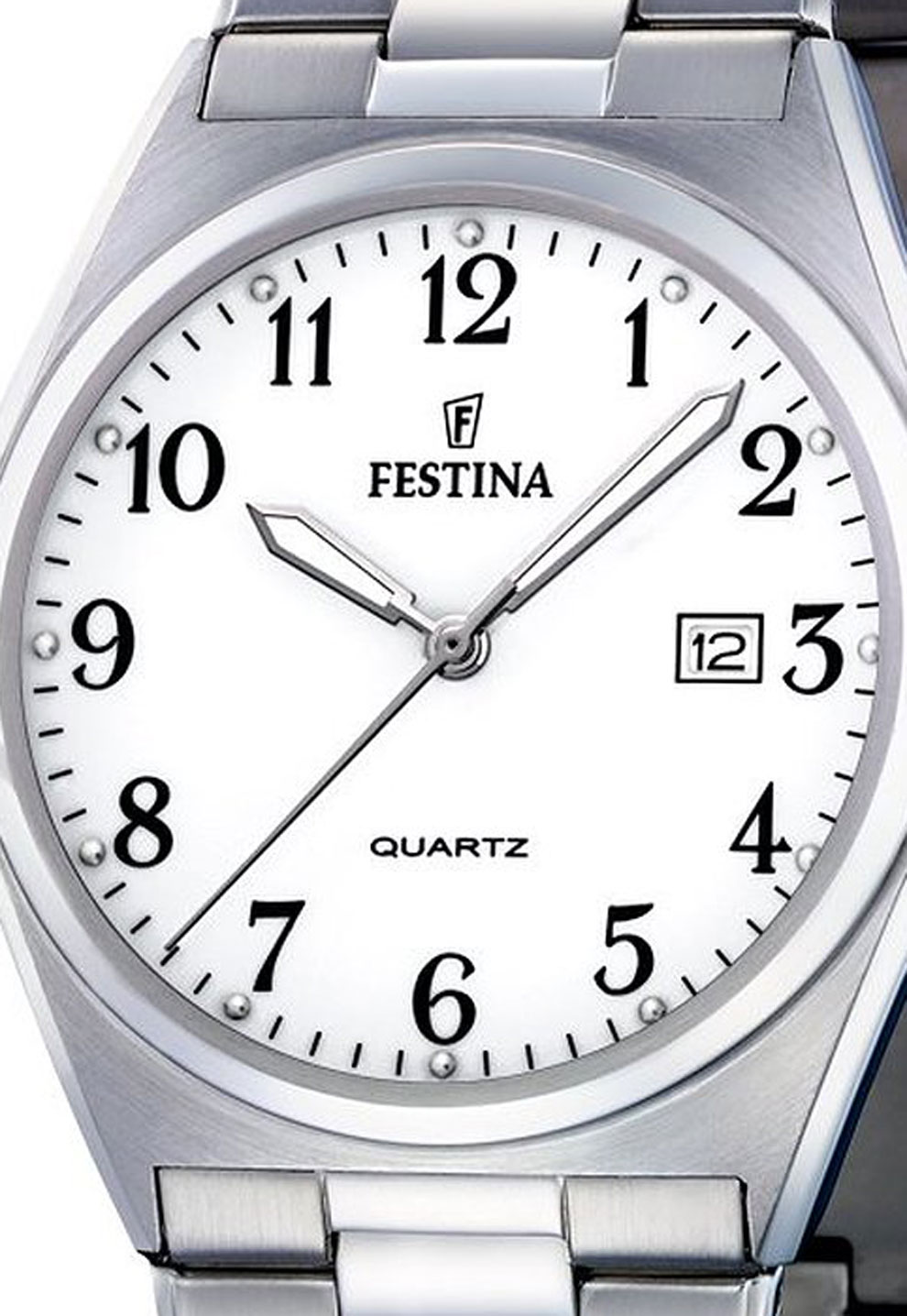 Festina, Ceas analog cu carcasa rotunda, Argintiu - eMAG.ro