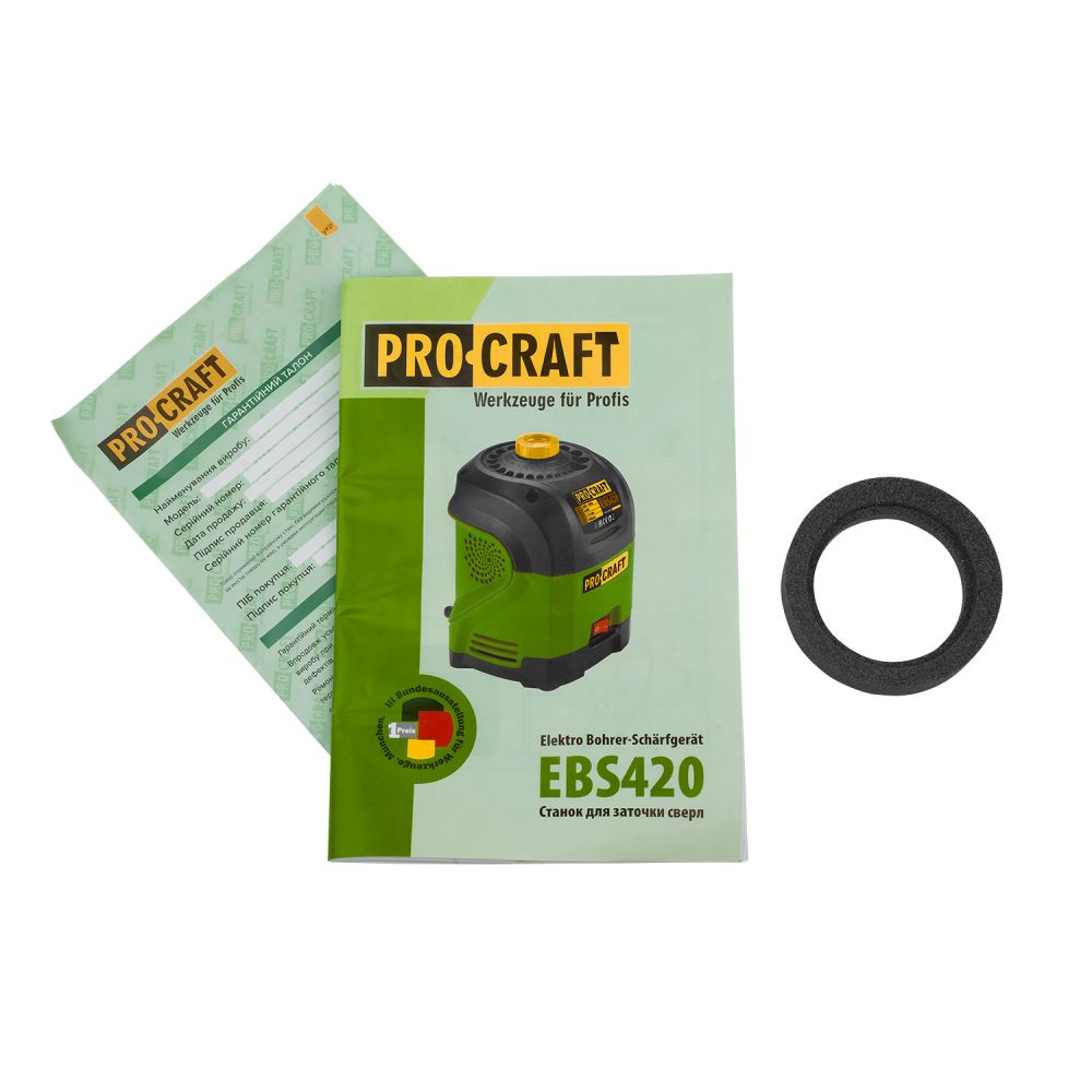 Procraft EBS420 Fúróélező, 75 W, 1600 fordulatszám, fúróvastagság 3-12 mm, tárcsa 75 mm ...
