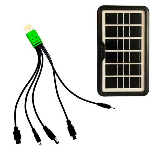 Panou solar de incarcare universal, TeleOnline Europe, Cu conectori ...