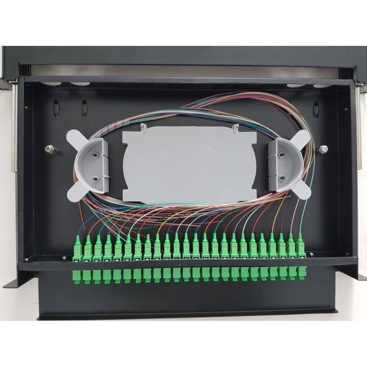 Patch panel ODF 24 Porturi SC/APC Complet Echipat - eMAG.ro