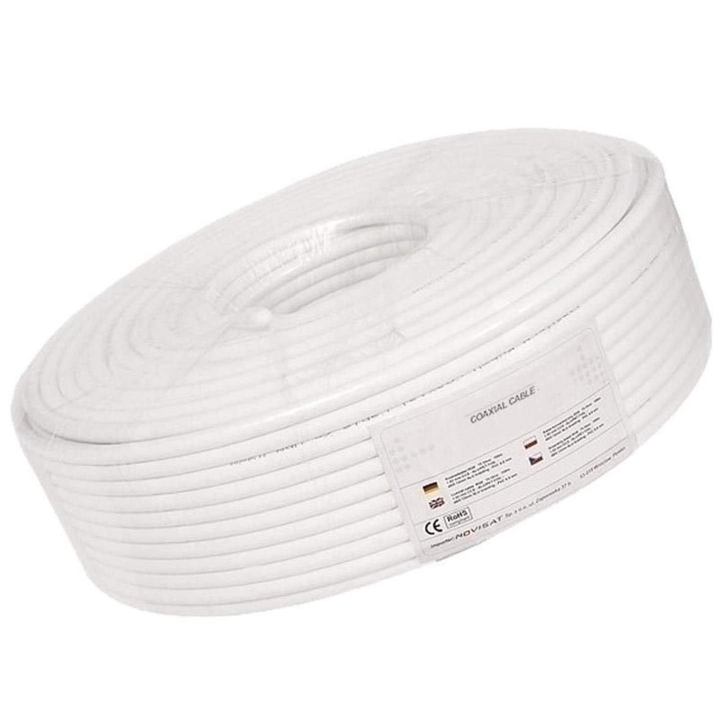 Rola Cablu Coaxial Rg 6 Alb 100 M - eMAG.ro