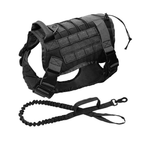 Ham tactic reglabil, Euateo, Nylon, 30-45 kg, L, Negru - eMAG.ro