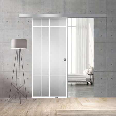 Usa culisanta Boss ® model Event alb, 90x215 cm, sticla mata 8 mm ...