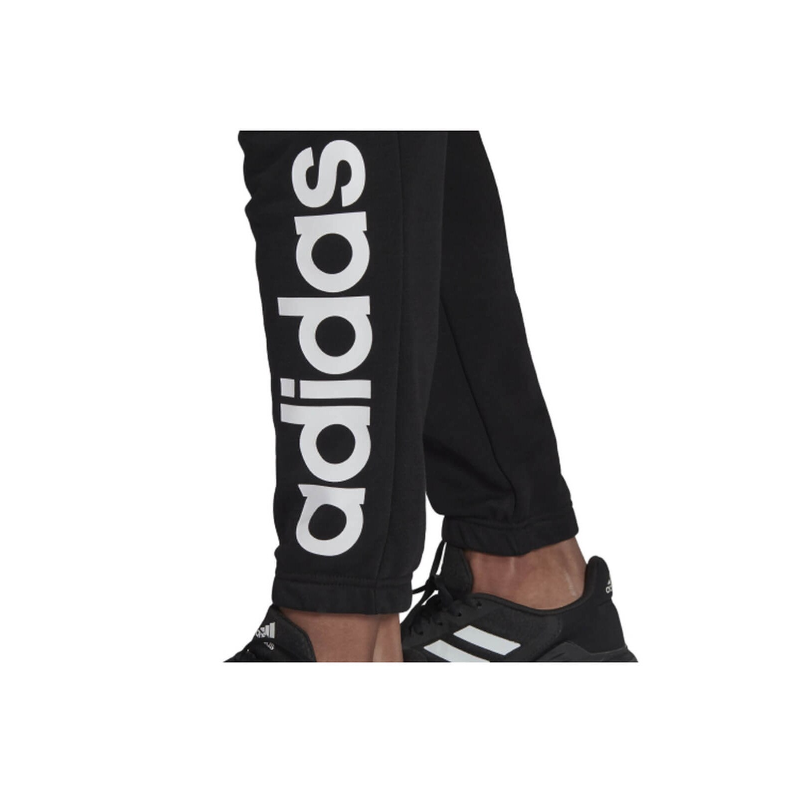 Pantaloni Adidas Essentials French Terry, GK8897 Negru M INTL - eMAG.ro