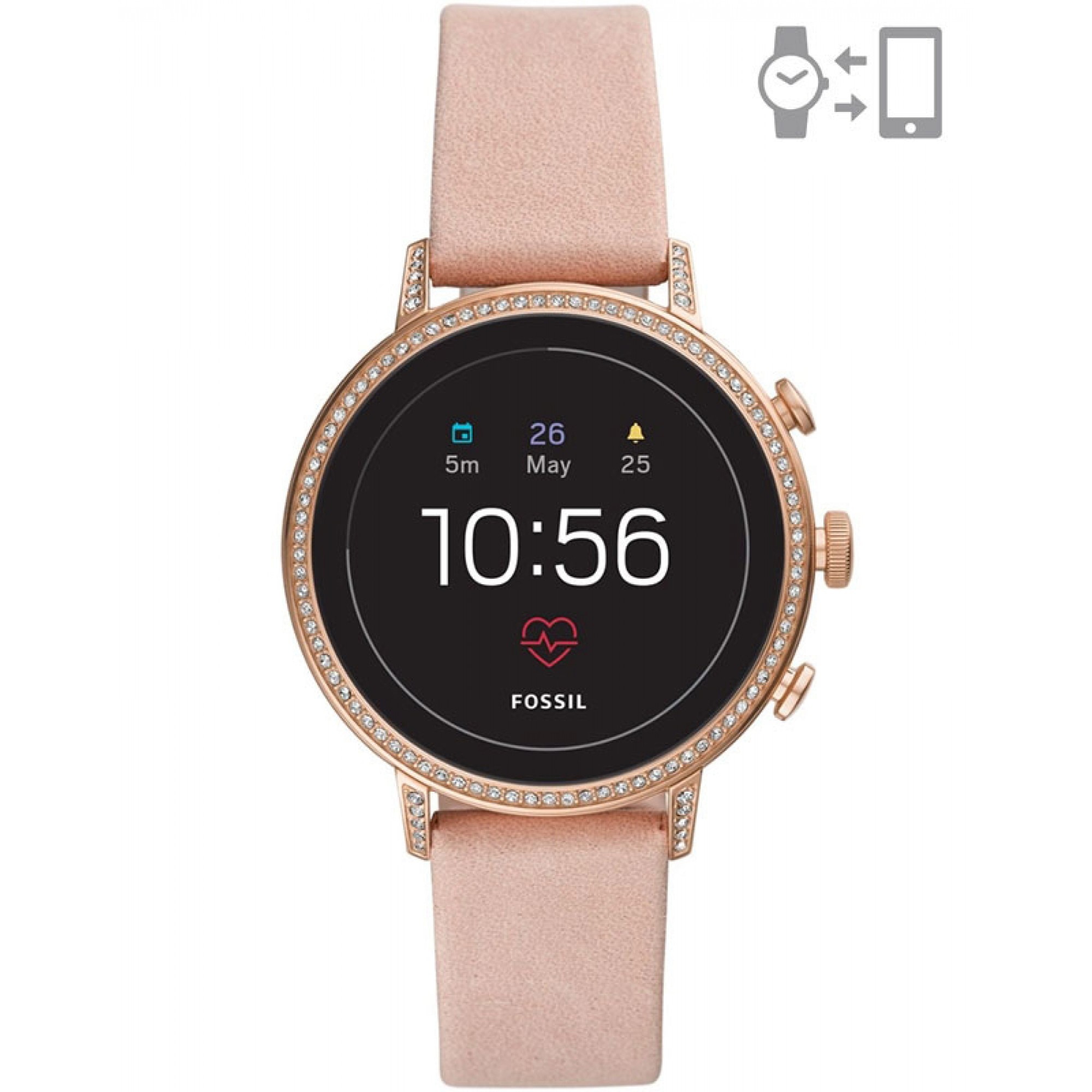 Ceas Smartwatch Dama, Fossil, Gen 4 Smartwatch Q Venture FTW6015 - eMAG.ro