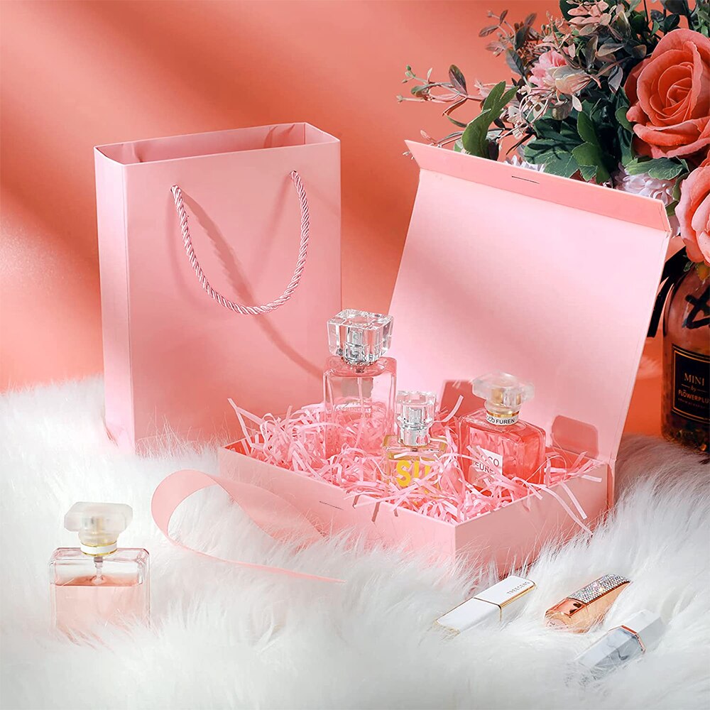 Cutie cadou rafinat, Nierbo®, 26x17x11 cm, Roz - eMAG.ro