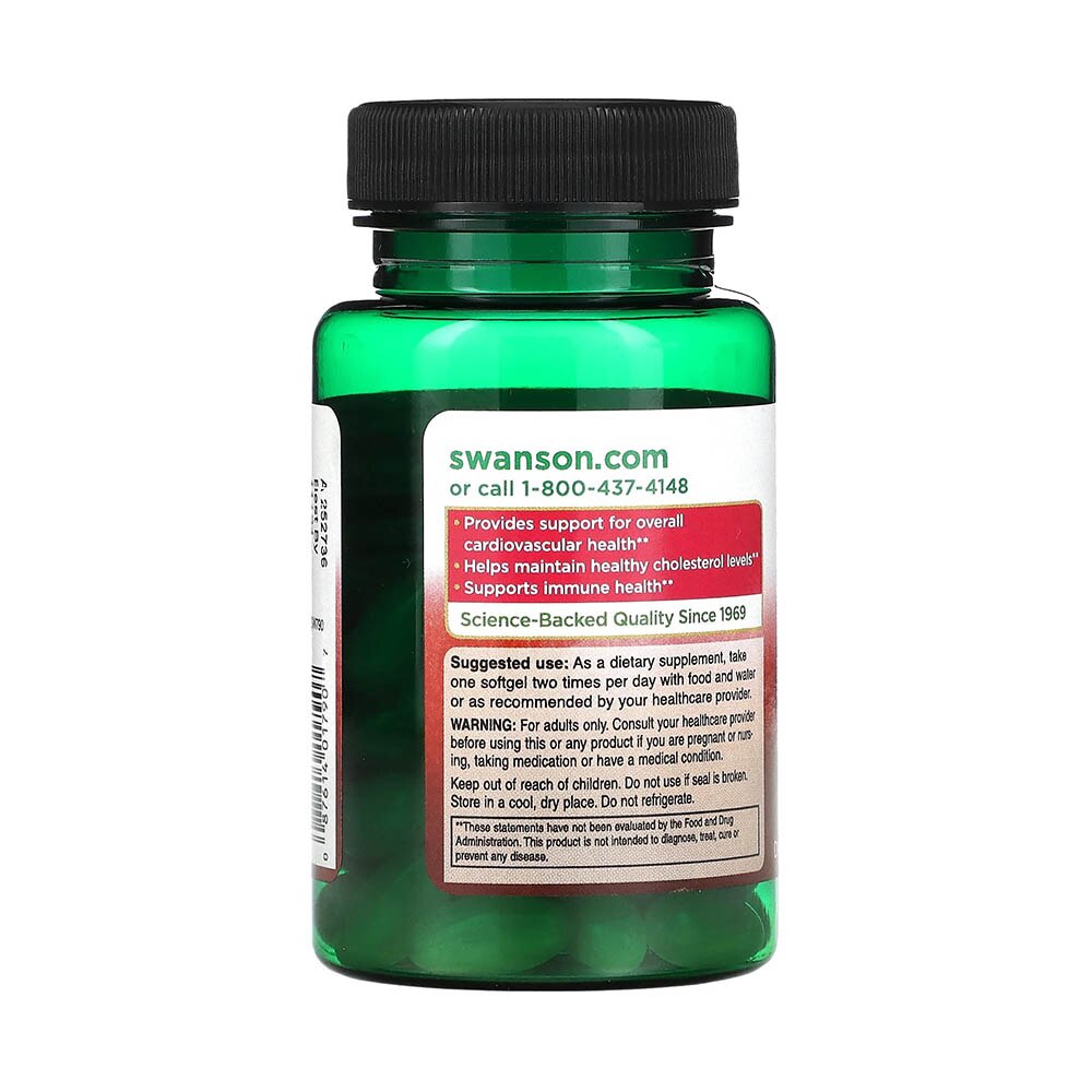 Beta-Sitosterol, (Fitosterol) 160 mg, Swanson, 60 capsule SW790 - eMAG.ro