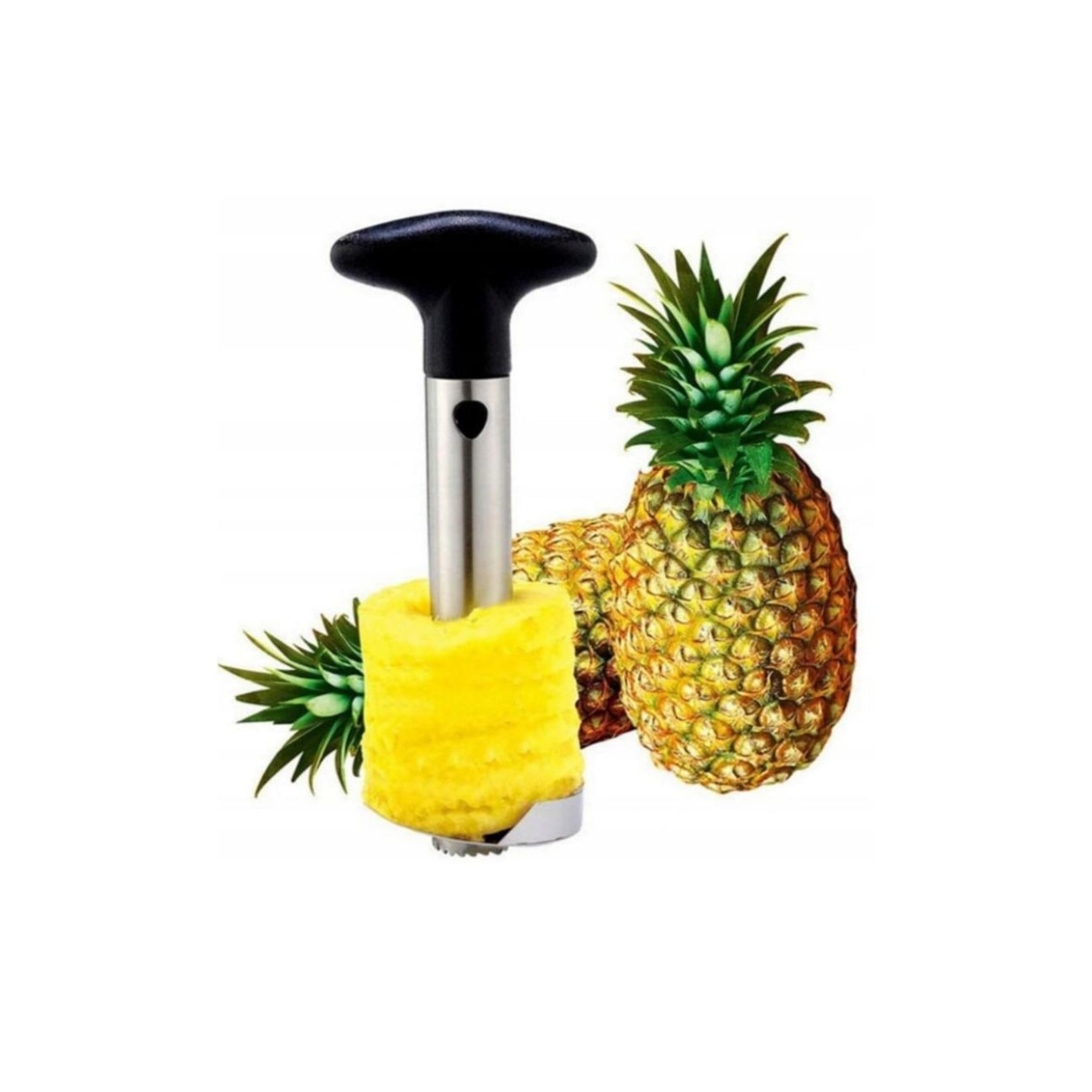 Cutit pentru decojit/feliat ananas, din inox, 24x8,5 cm - eMAG.ro