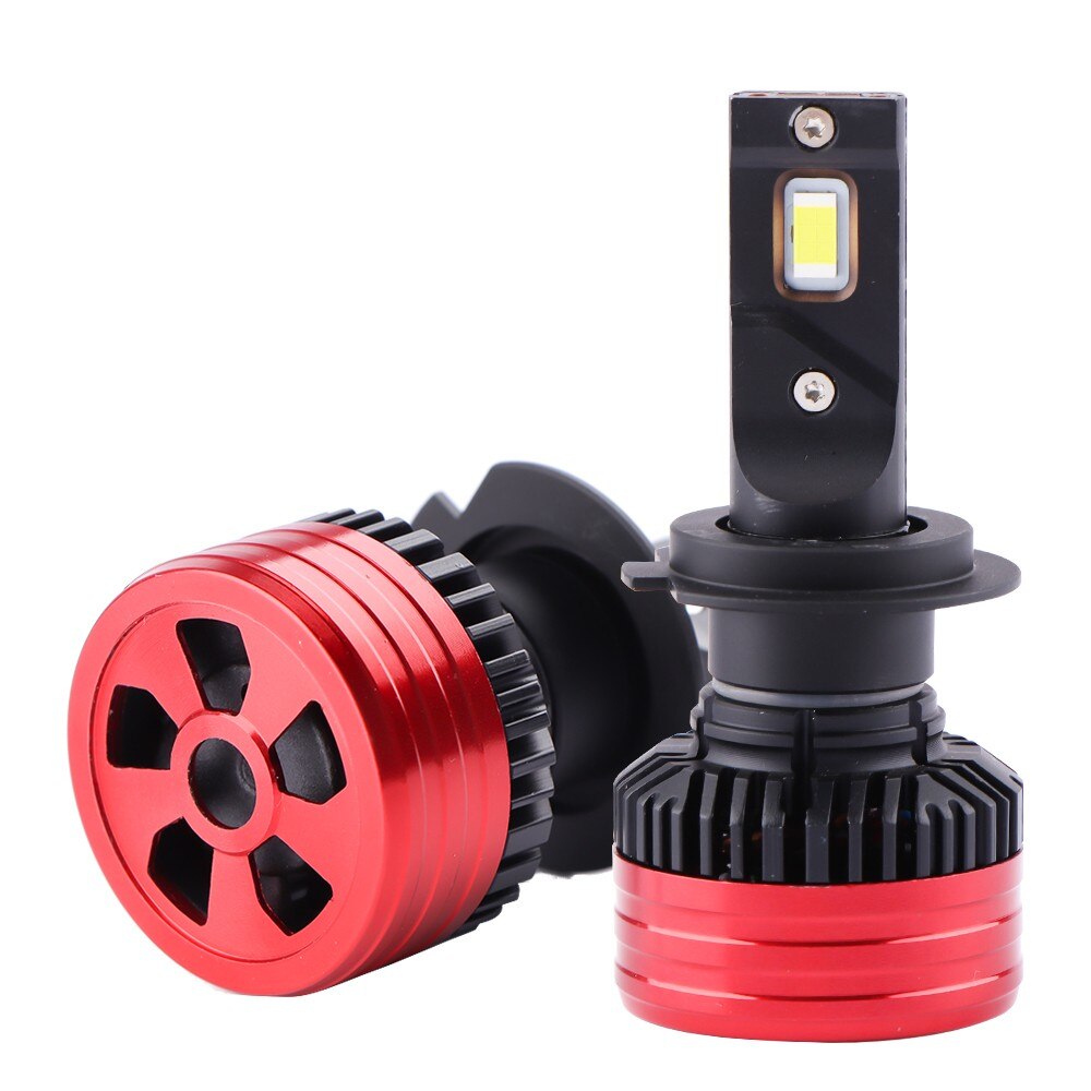 Set 2 LED-uri Auto Techstar® P28, H7, 80w, 12500 Lumeni, 6500K, AUTO ...