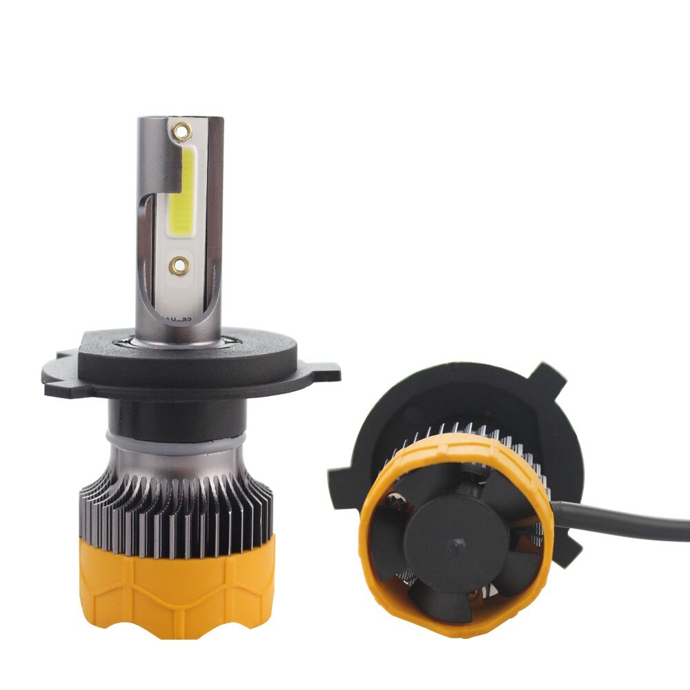 Set 2 LED-uri Auto Techstar® A8, H4, 40w, 4000 Lumeni, 6500K, AUTO, 12 ...