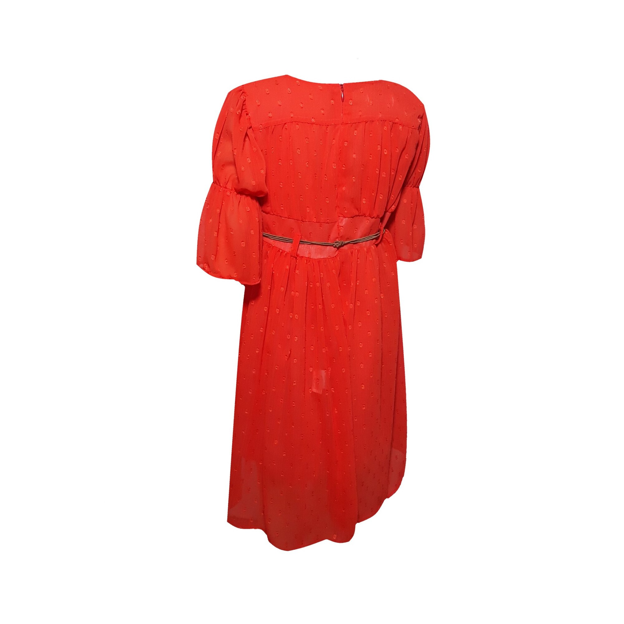 Rochie fete, rosu, 12-13 ani, 146-152 cm - eMAG.ro