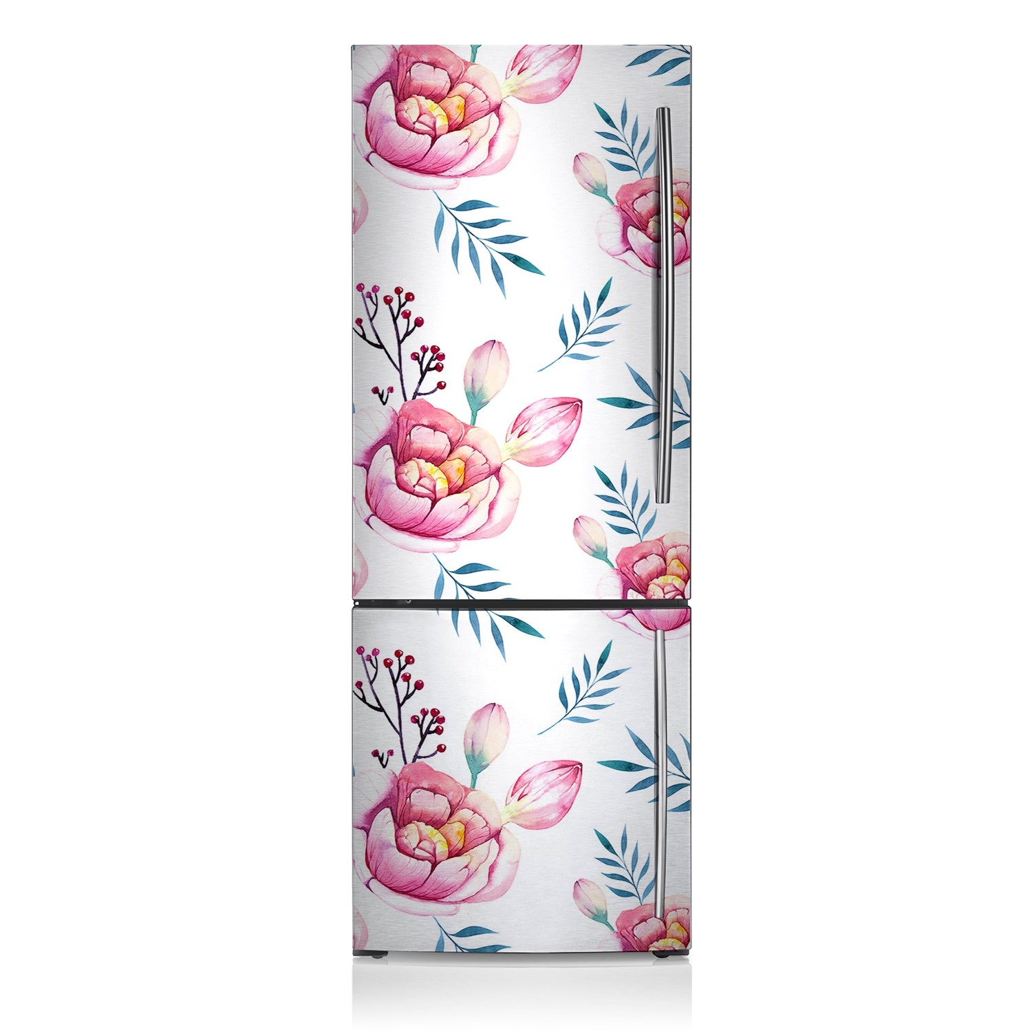 Magnet de frigider decorativ, Floare, Roz, 60 cm x 180 cm - eMAG.ro