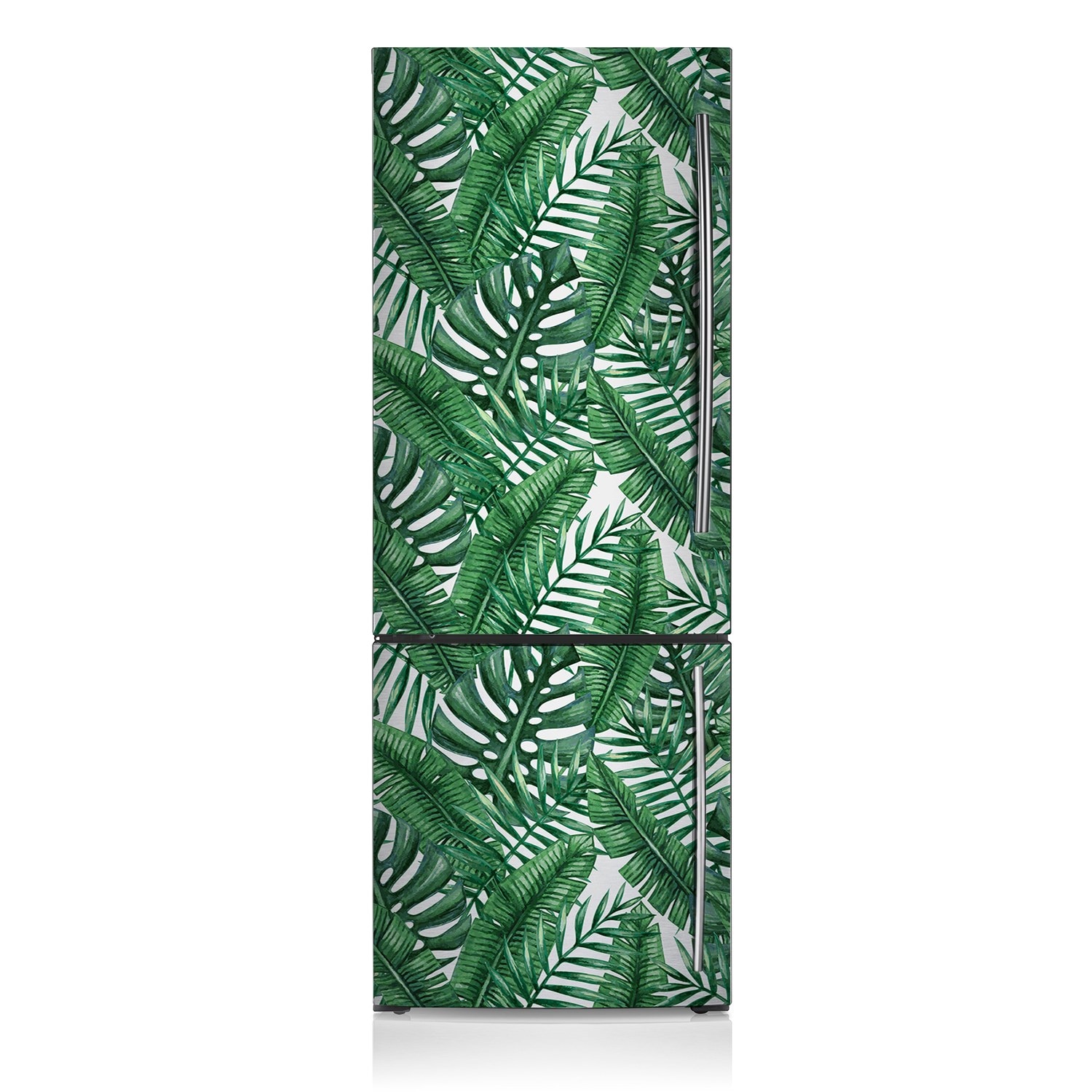 Magnet pentru frigider, frunze de monstru, Verde, 60 cm x 180 cm - eMAG.ro