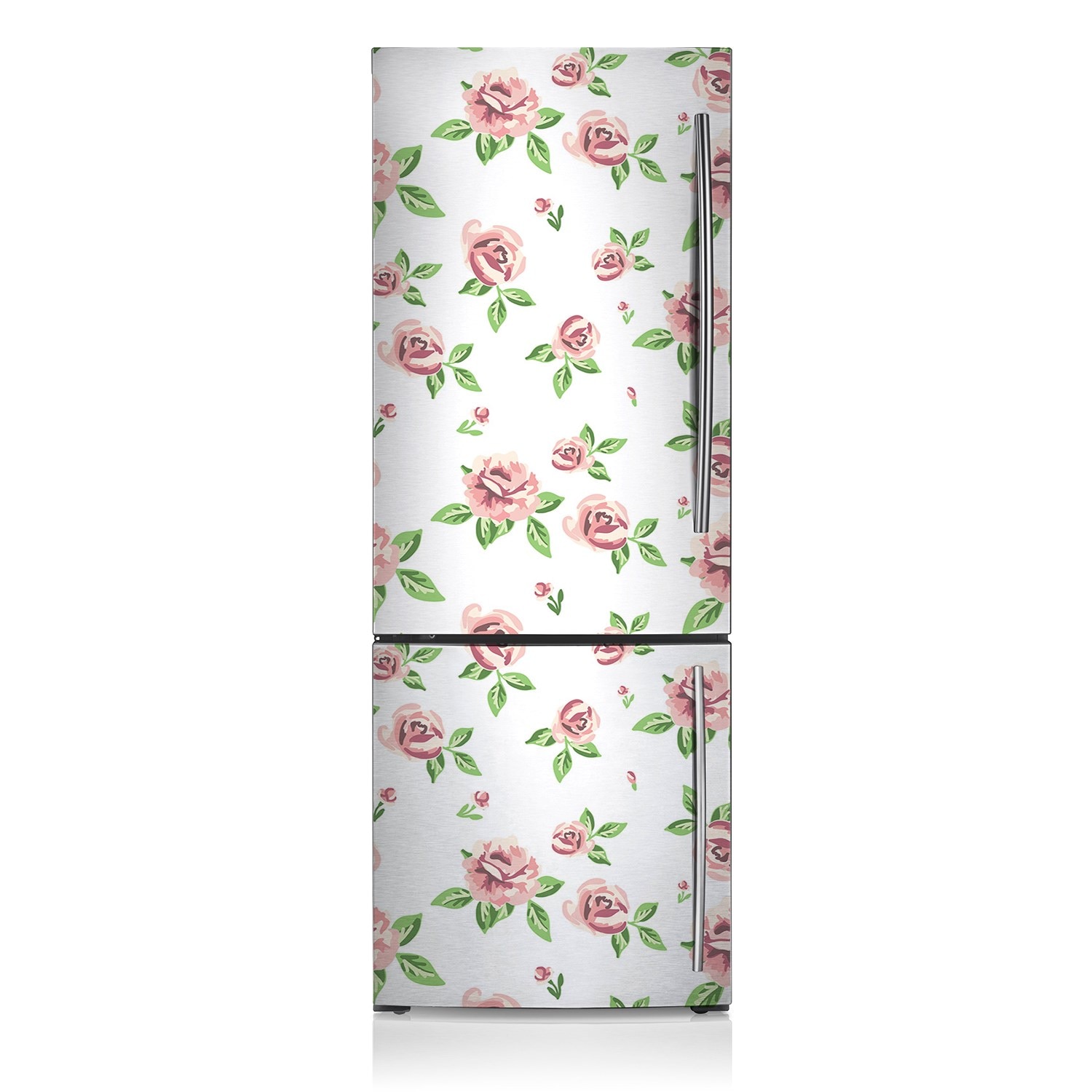 Magnet de frigider, flori pastelate, Verde, 60 cm x 180 cm - eMAG.ro