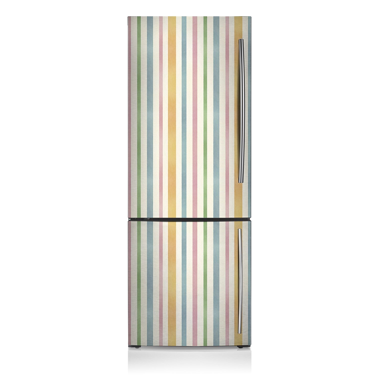 Magnet de frigider decorativ, linii, Rosu, 60 cm x 205 cm - eMAG.ro