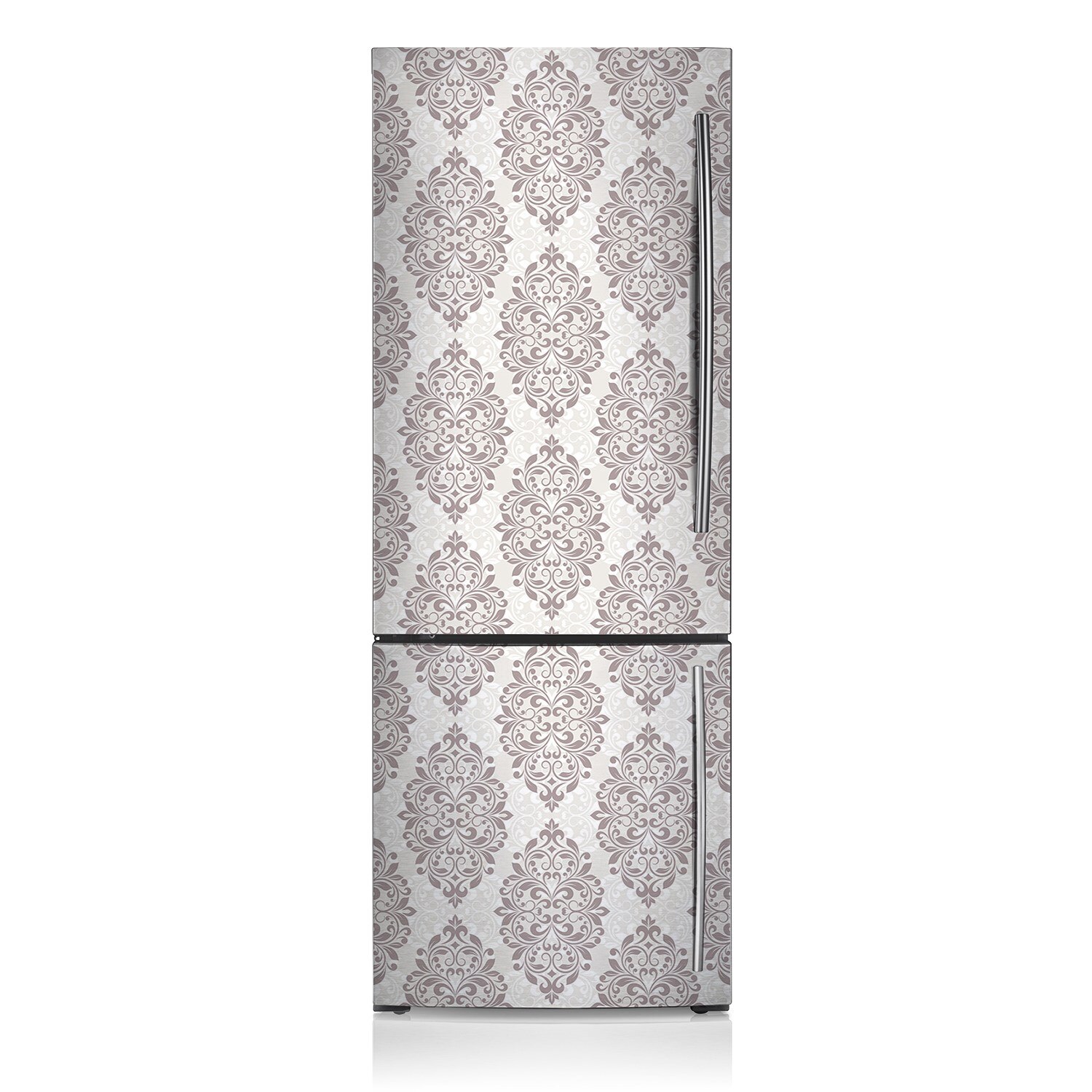 Magnet frigider decorativ, model de damasc, Maro, 60 cm x 180 cm - eMAG.ro