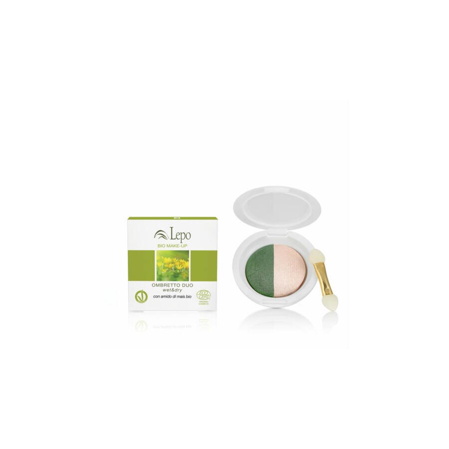 Fard de pleoape, Lepo, 2 g, Verde/Roz - eMAG.ro