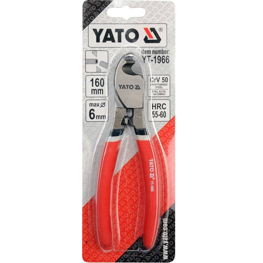 Електрически кабелни резачки Yato YT-1966 с дължина 160 мм - eMAG.bg