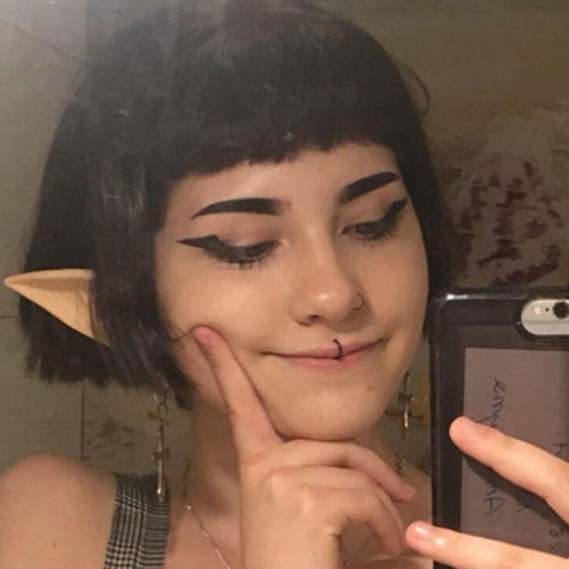 Urechi elf, GOGOU, Poliester, Bej - eMAG.ro