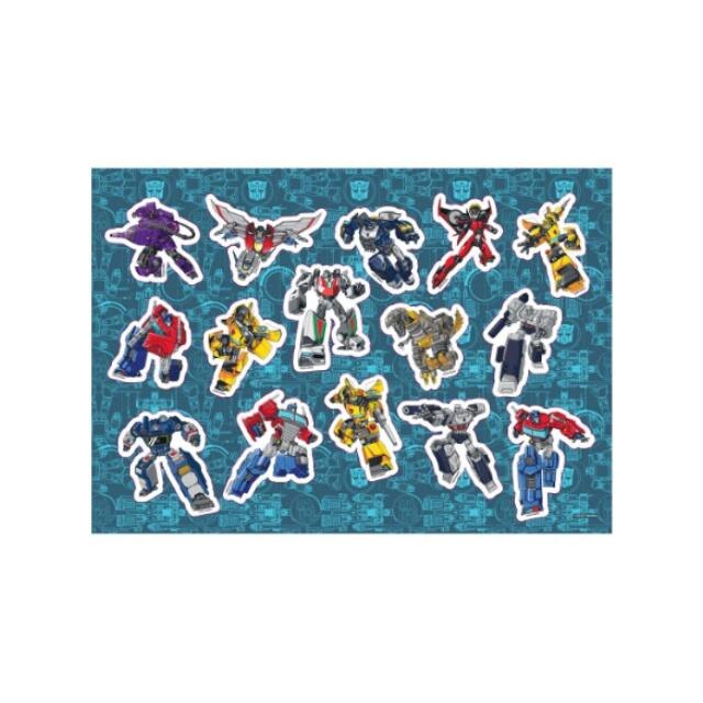 Caiet creativ de colorat Transformers, Luna, Autocolante si sabloane ...