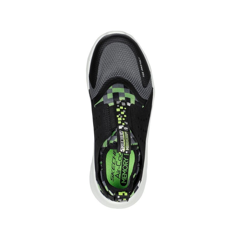 Pantofi baieti Slip On Mega Craft Ultra Flex 2.0 Cubor, Skechers, Negru ...