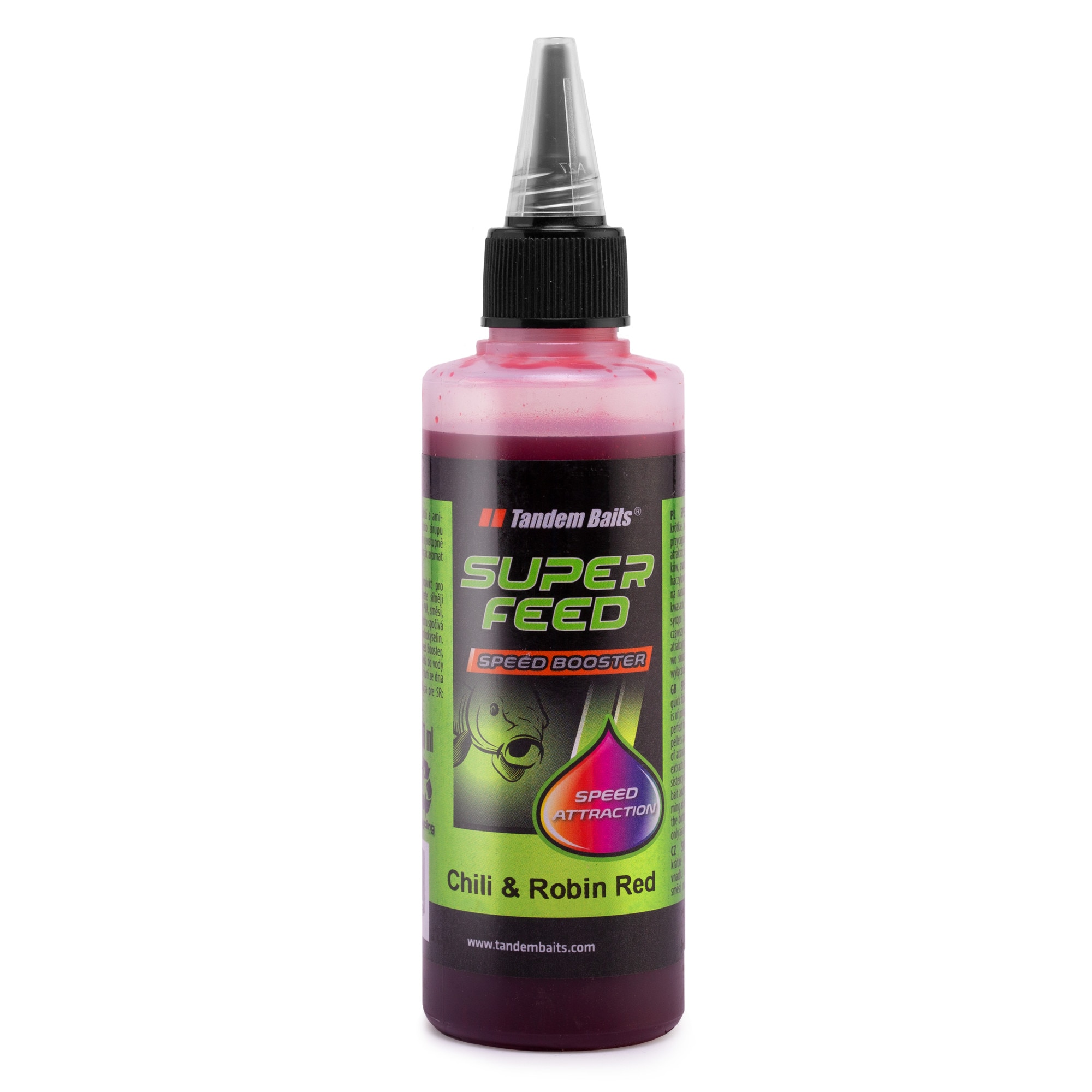 Atractant SuperFeed Speed Booster, Tandem Baits, 100 ml, Chili&Robin ...
