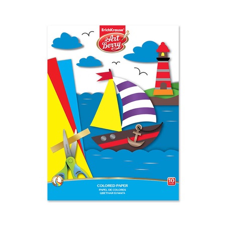 Hartie colorata A4, 10 culori, 10 coli - eMAG.ro