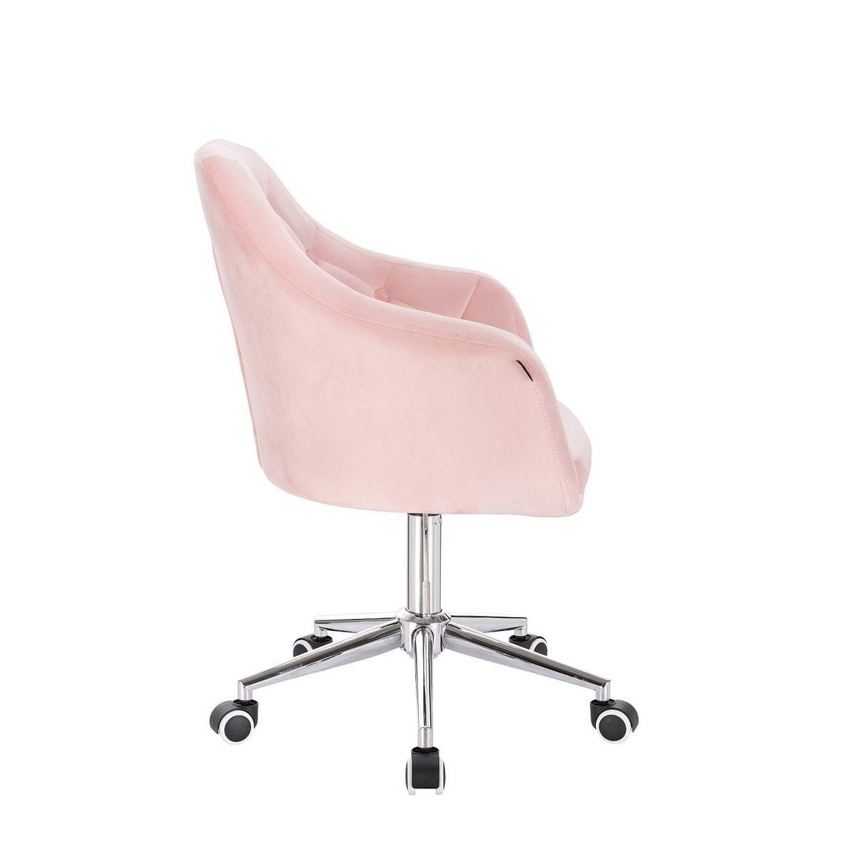 Scaun de birou, Votana, HR831K, Catifea, Roz, 40x68x90 cm - eMAG.ro