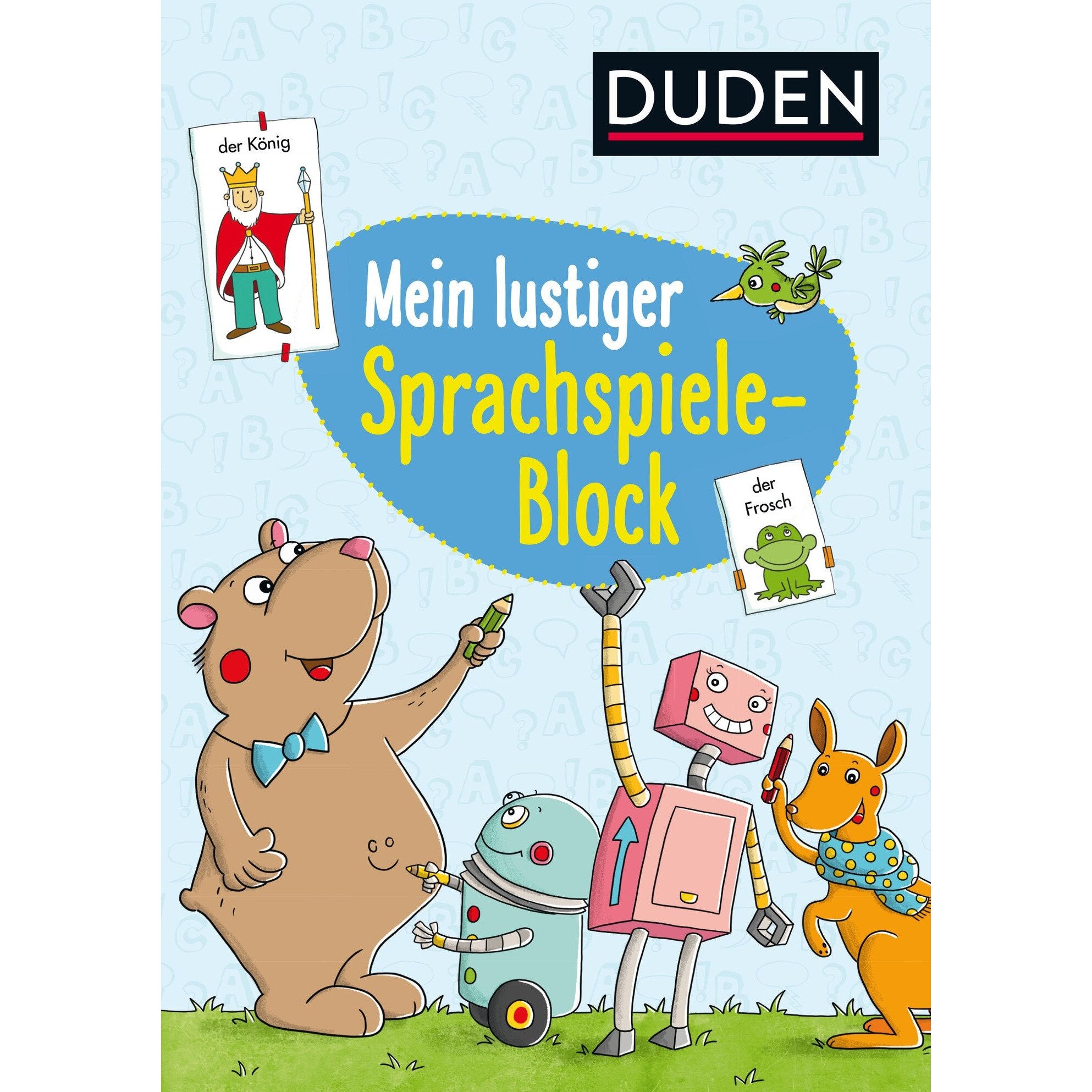 Mein lustiger Sprachspiele-Block: Wörter raten, Reime finden ...