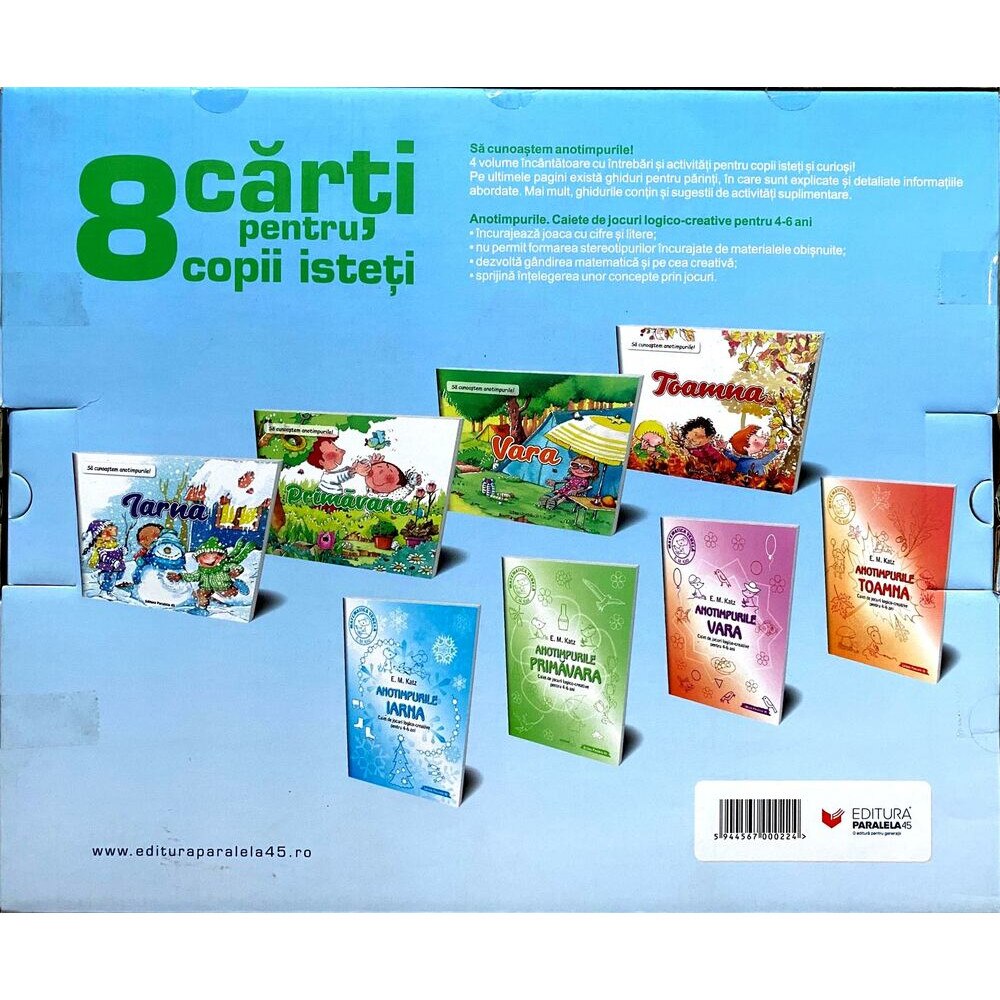 Pachet 8 volume - Descopera anotimpurile - eMAG.ro