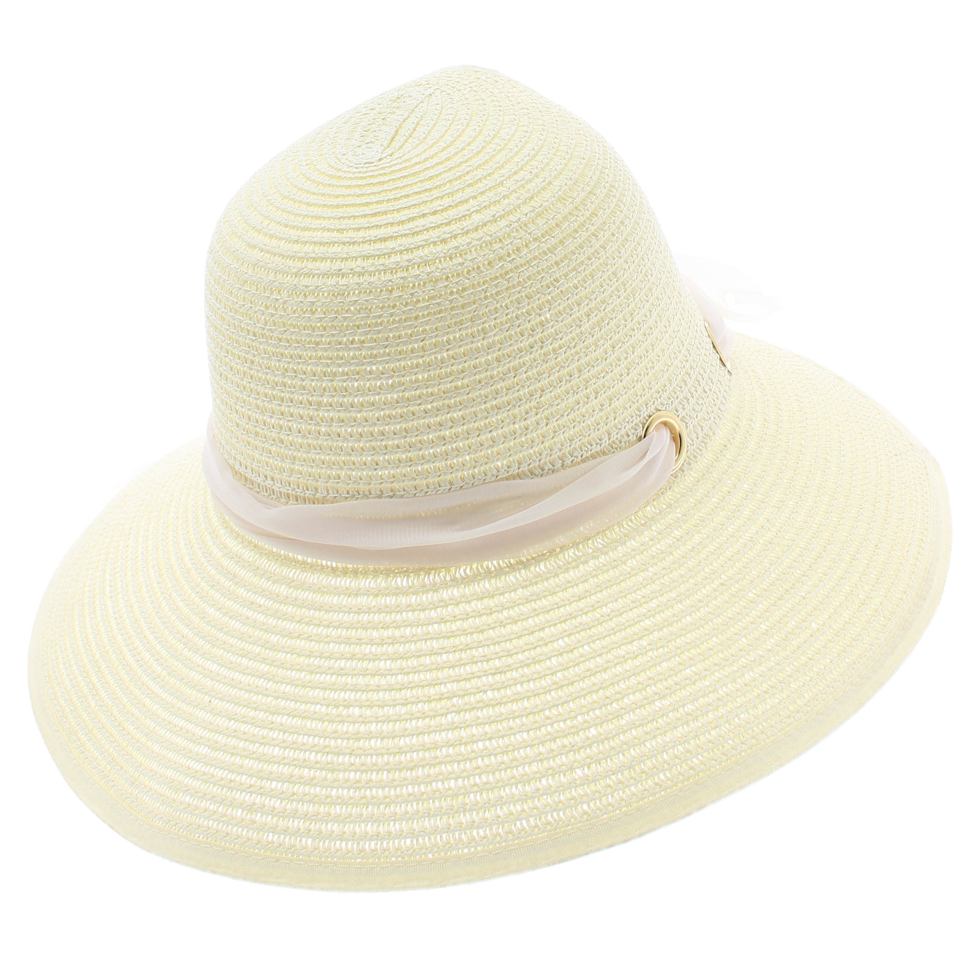 Слънчева шапка, дамска, Anoul, изработена от хартиена слама ...