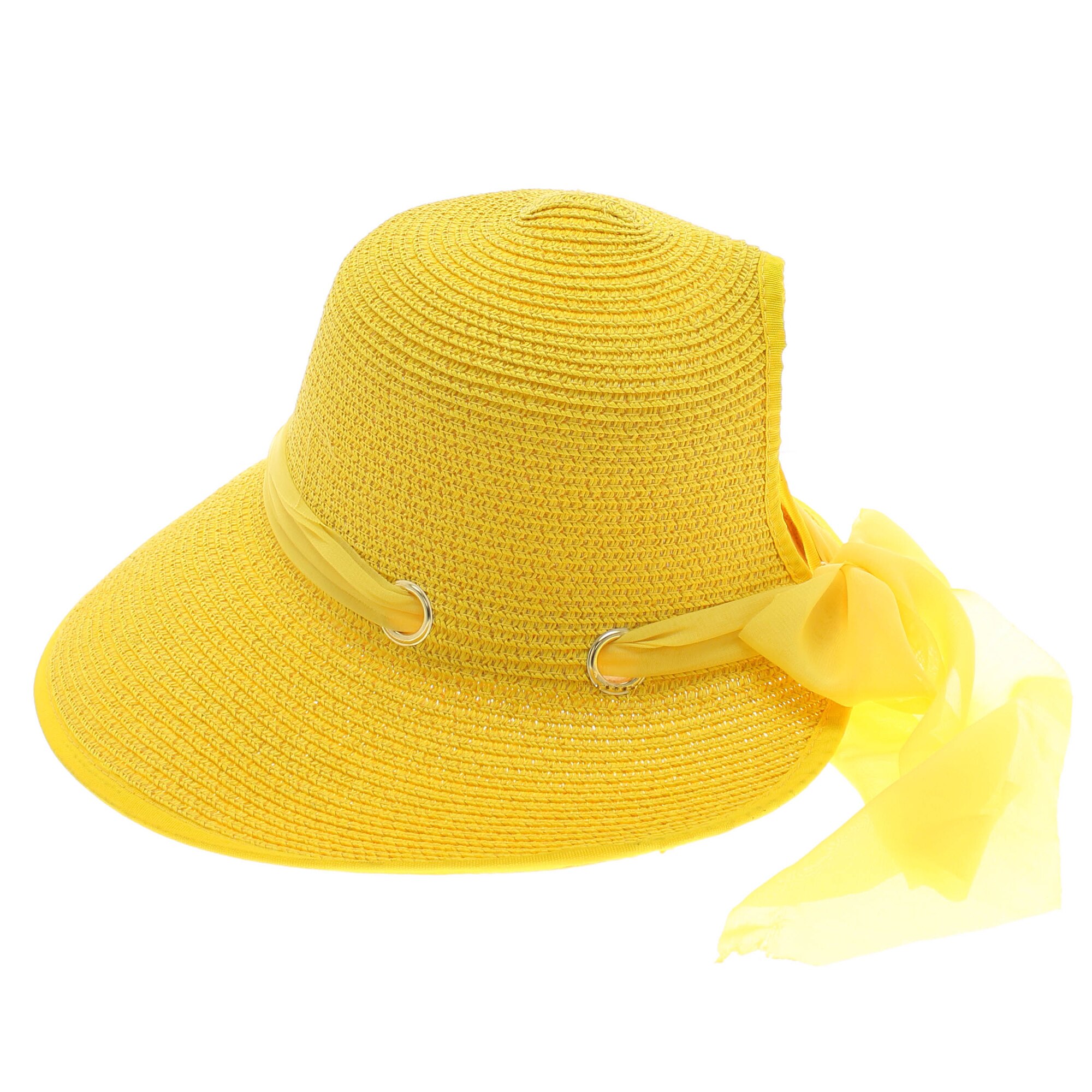 Шапка за слънце, дамска, Anoul, Изработена от хартиена слама ...