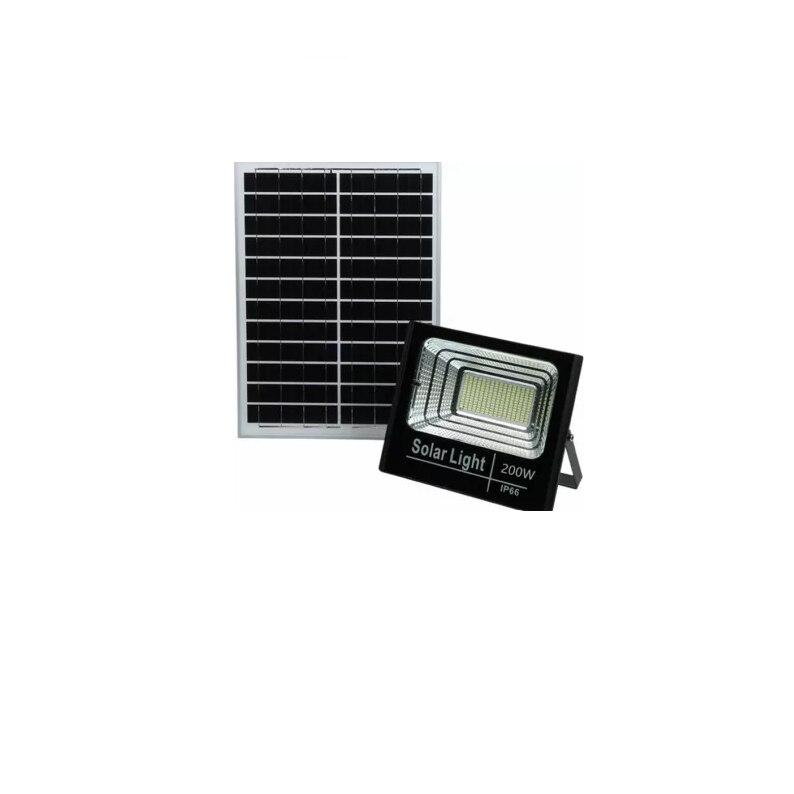Proiector solar led, 200W, cu telecomanda - eMAG.ro