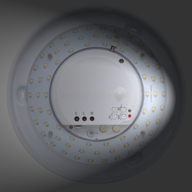 Ecolite fali lámpa, W131/LED-3000, beltéri, fém, fehér, 230 V - eMAG.hu