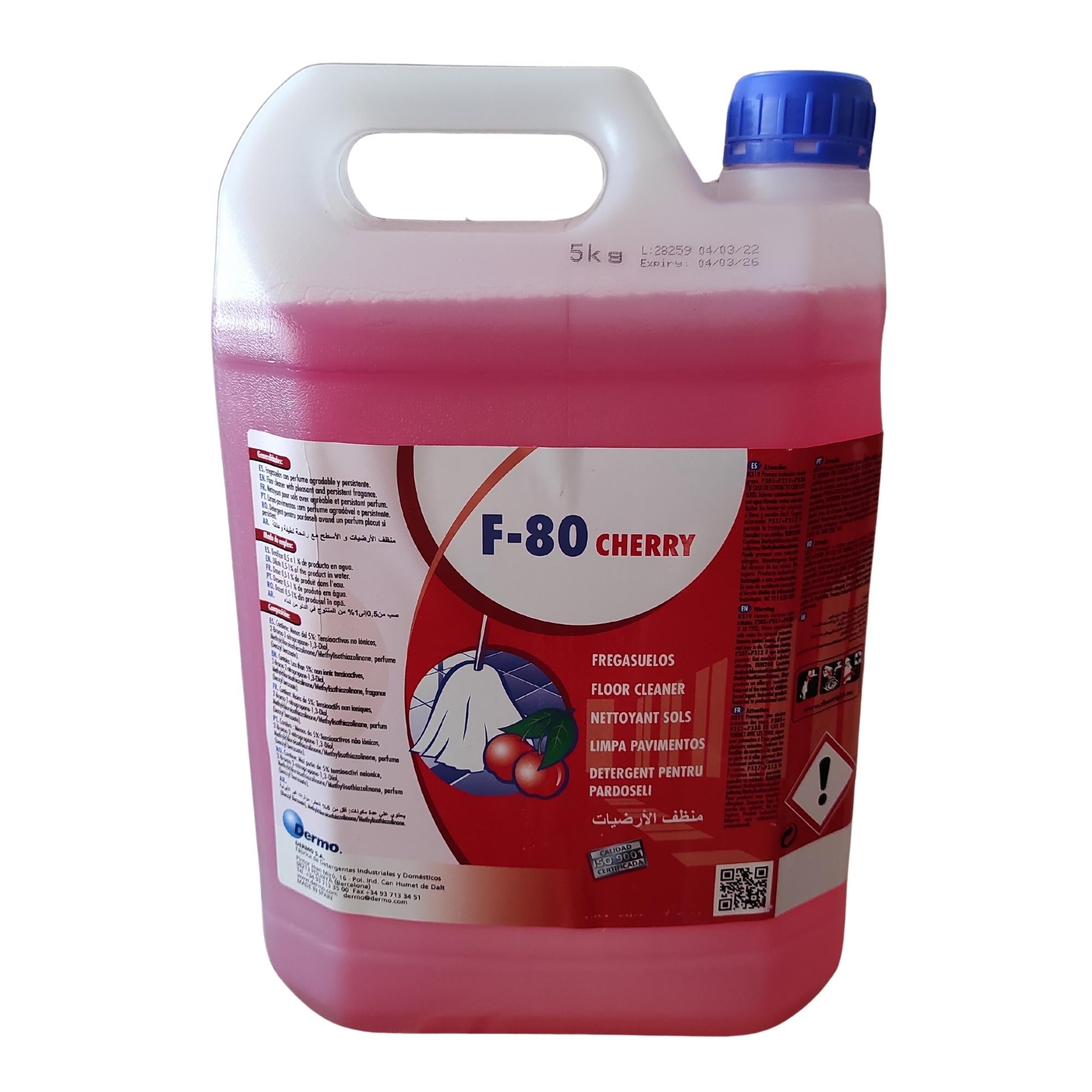 Detergent Profesional Pardoseala Dermo F-80, Parfumat, 5L, parfum ...