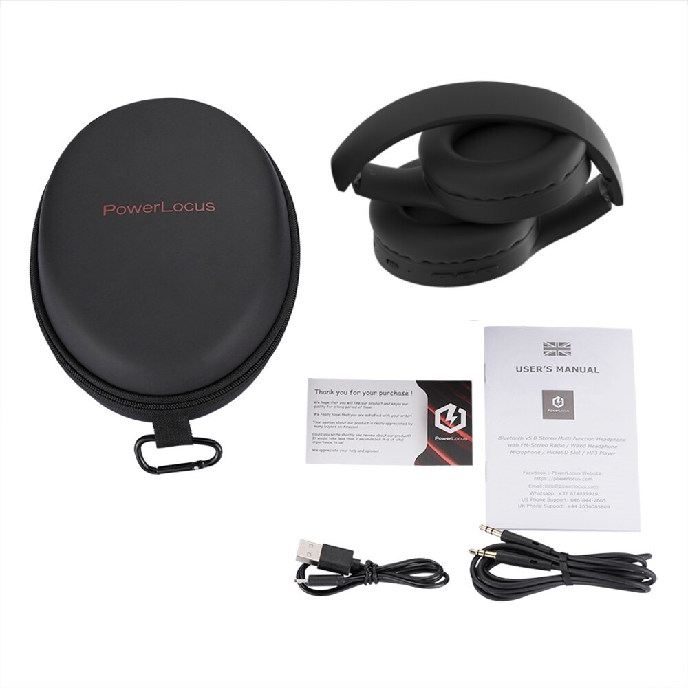 Casti Audio Wireless PowerLocus P19, Negru - eMAG.ro