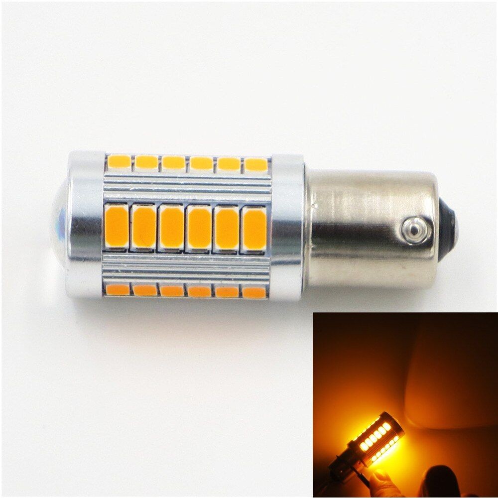 Bec Led Auto Techstar® BA15S, 1156, Galben, 12V, 660 lm - eMAG.ro