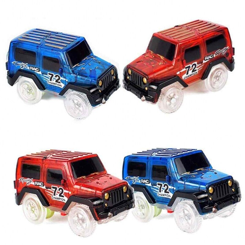 Pista de masini, Woopie, 5,5 m, 458 buc, 2 masini, Multicolor - eMAG.ro