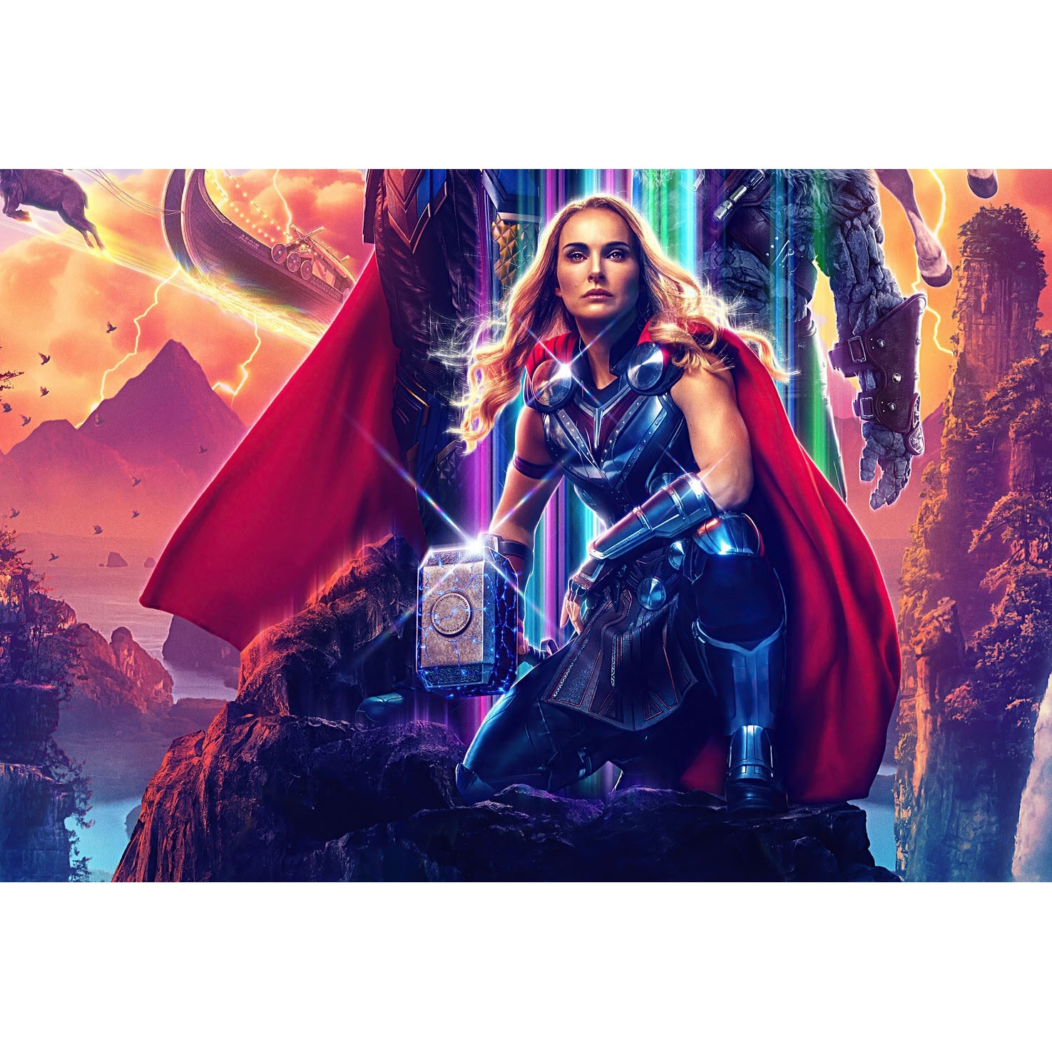 Плакат poster1136 Jane Foster As Natalie Portman Thor Love And Thunder ...