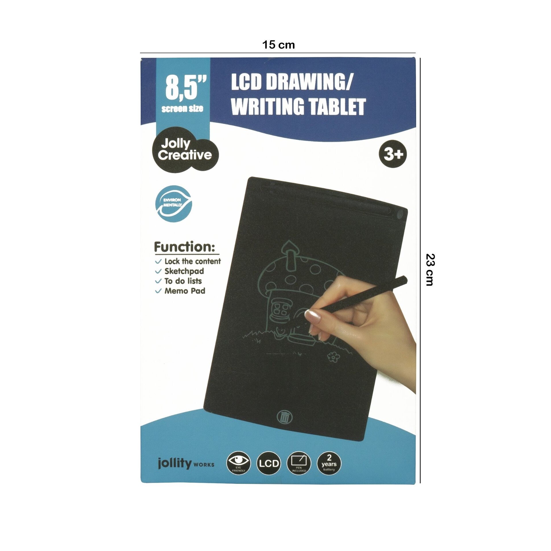 Tableta LCD pentru scris si desenat cu Stylus, pentru copii, dimensiune ...